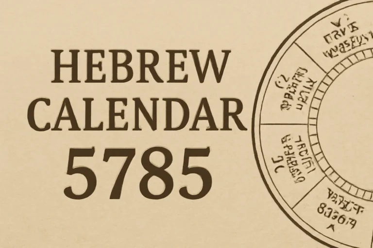 Av Month Jewish Calendar: Dates, Meaning, and Observances