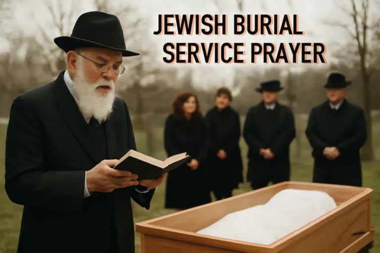 Jewish Funeral Prayers: Blessings and Traditions for Mourning