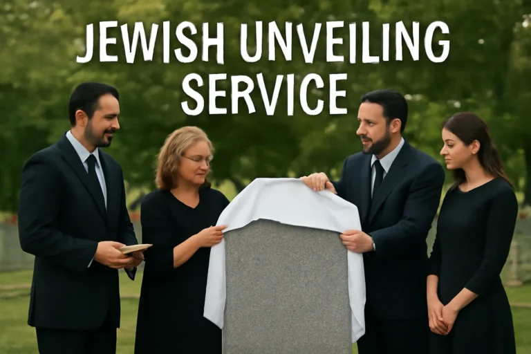 Jewish Unveiling Service: How to Plan a Meaningful Grave Marker Ceremony