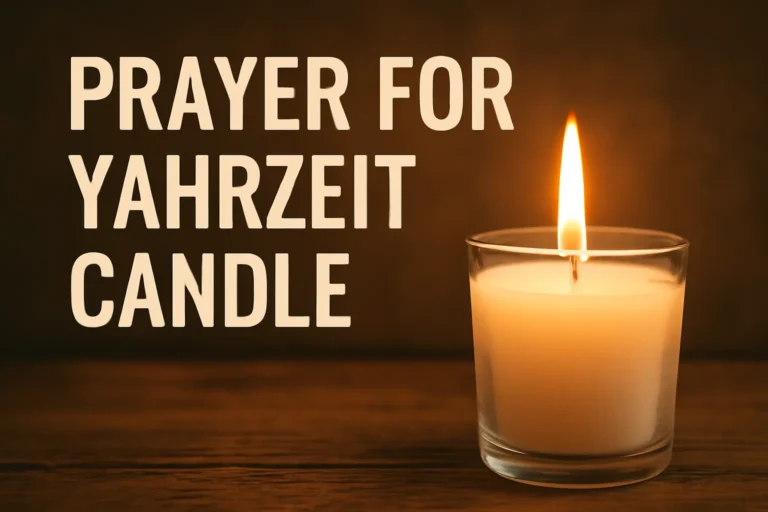 Jewish Funeral Prayers: Blessings and Traditions for Mourning