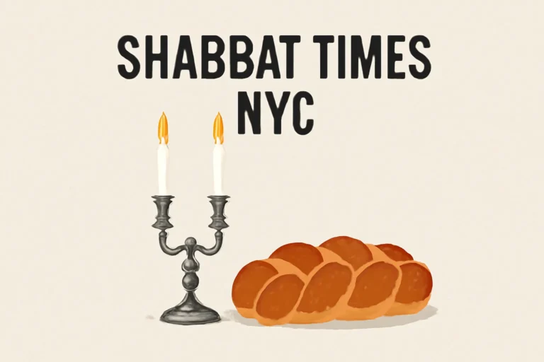 Sabbath Time NYC: Accurate Shabbat Times for New York City