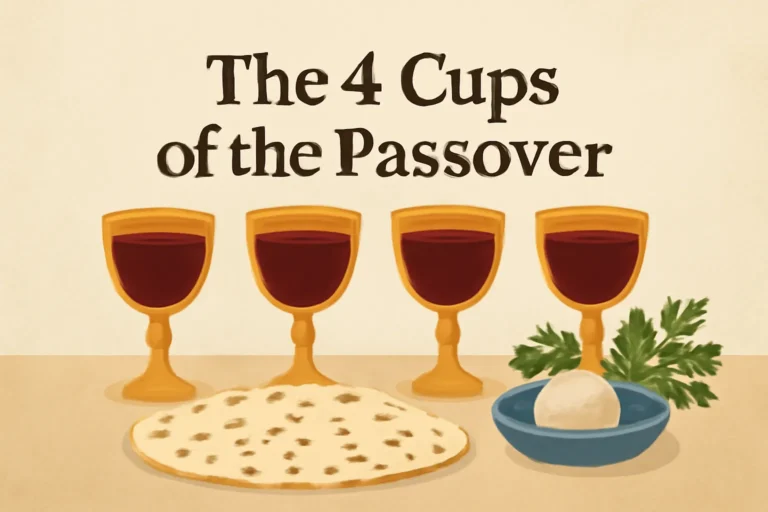 The 4 Cups of the Passover: Meaning, Rituals, and Significance of the Seder