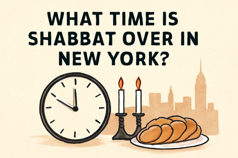 Shabbat Times NYC Today: Exact Candle Lighting Times & Sunset Schedule ...