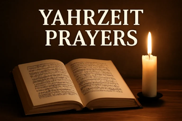 Jewish Funeral Prayers: Blessings and Traditions for Mourning